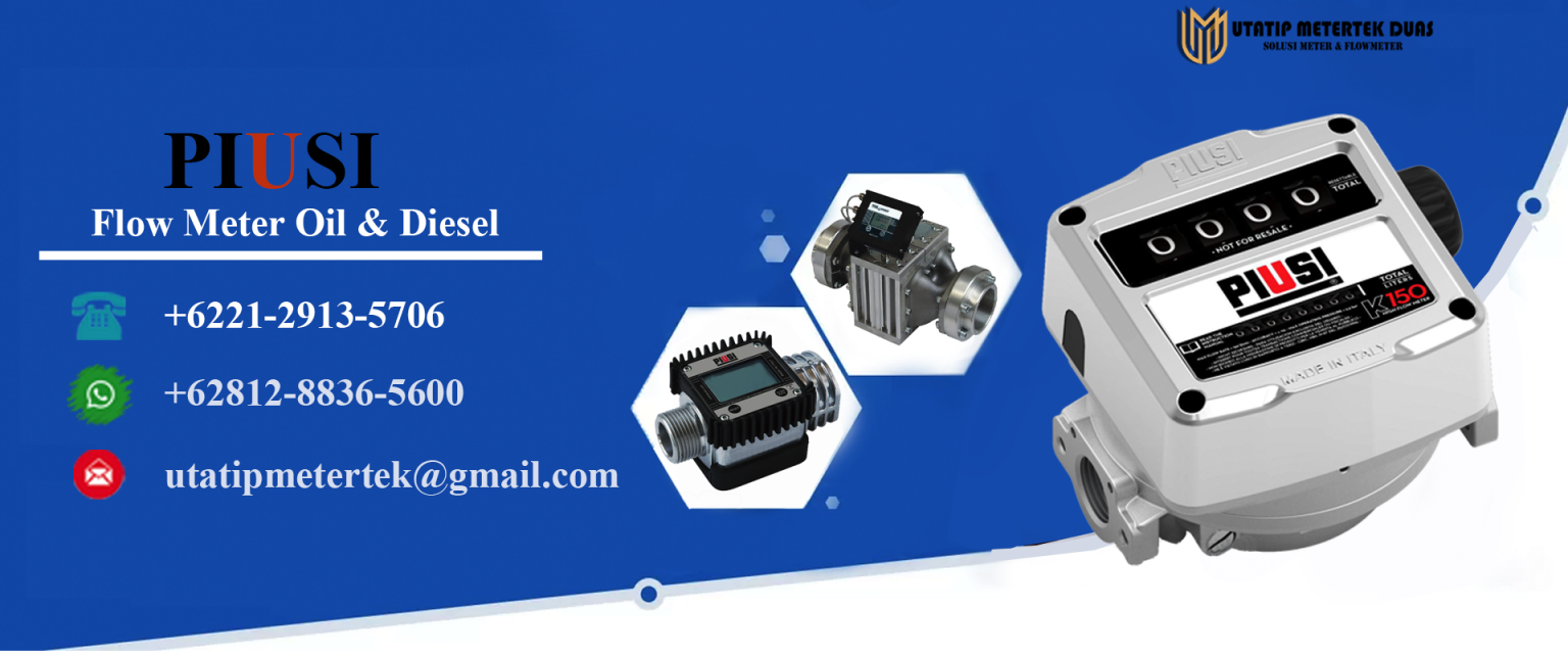 PIUSI FLOW METER K33/K44 DIESEL VERSION – Utatip Metertek Duas
