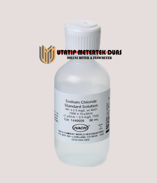 HACH – Conductivity Standard Solution, 1000 µS/cm,NaCl, 50 mL – Utatip ...