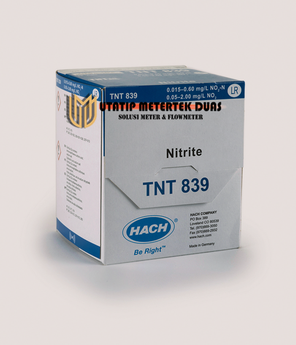 HACH - Nitrite TNTplus Vial Test, LR (0.015-0.600 Mg/L NO₂-N), 25 Tests ...