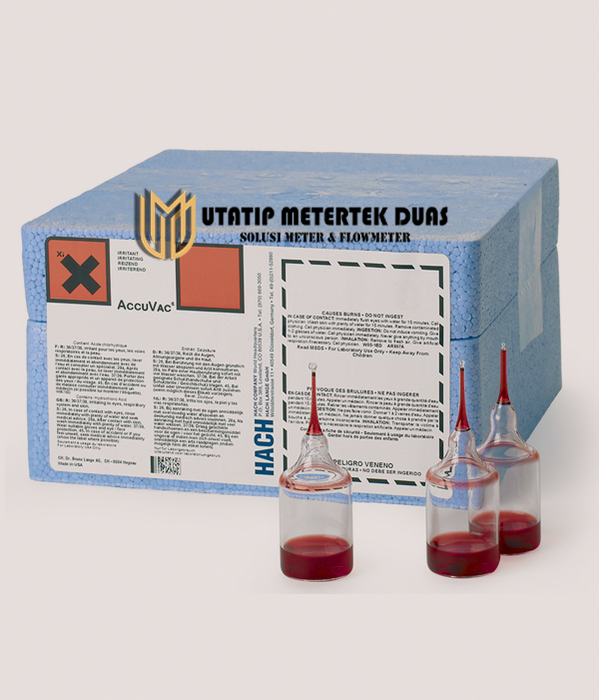 HACH – SPADNS 2 (Arsenic-free) Fluoride Reagent AccuVac® Ampules, pk/25 ...