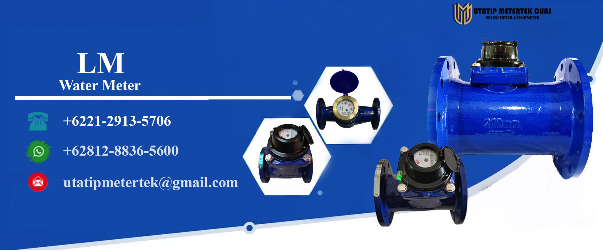 LM Water Meter (Meteran Air LM) – Utatip Metertek Duas